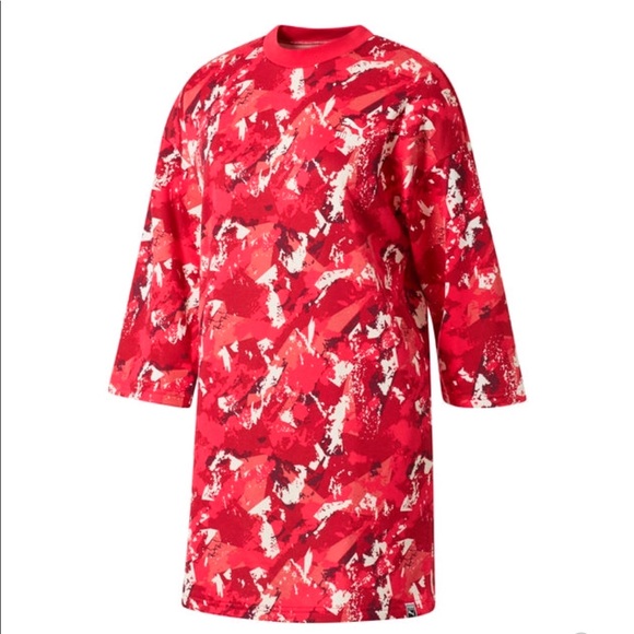 Puma | Dresses | Puma 65 Womens Pink Camouflage Dress Nwt | Poshmark